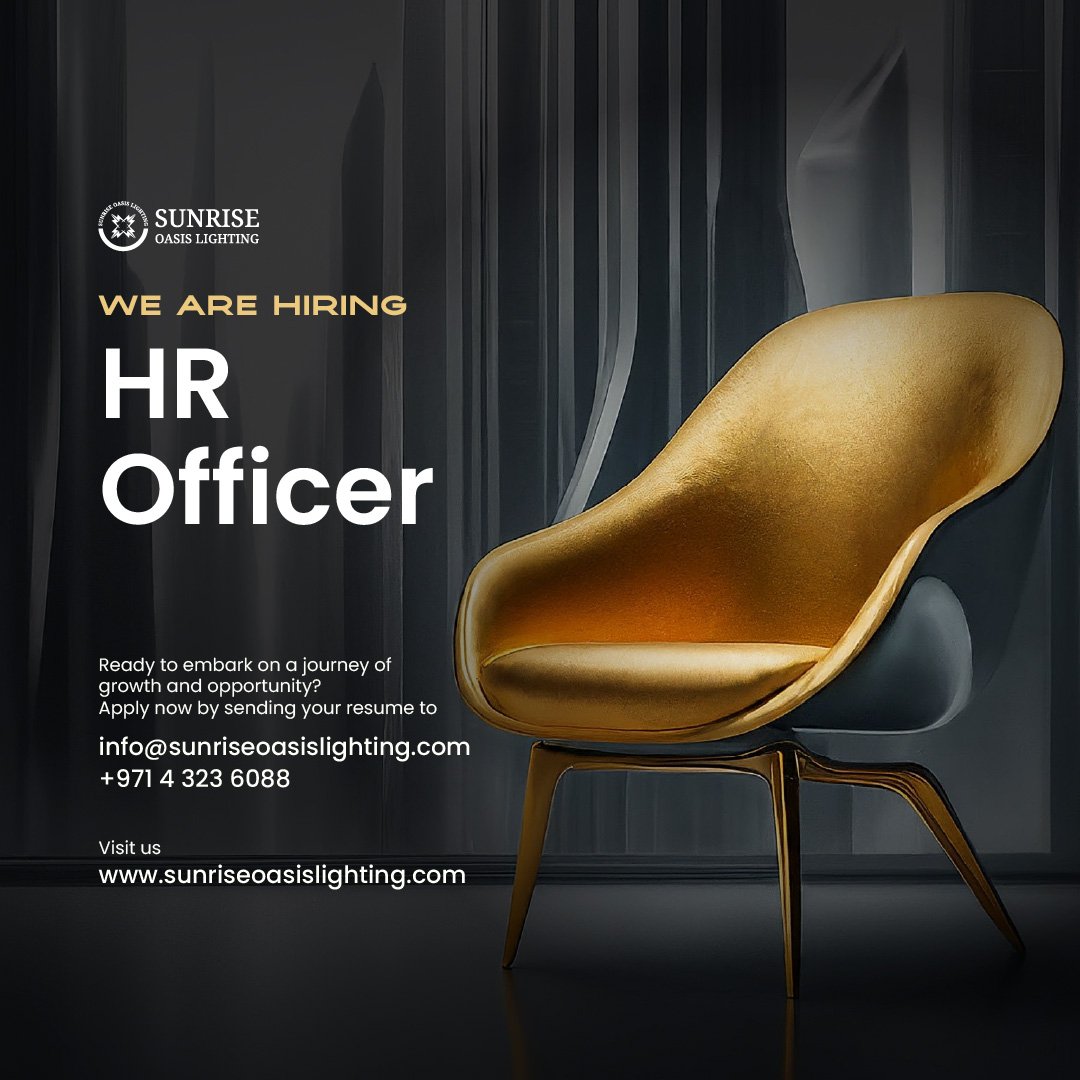 HR Officer – Sunrise Oasis Lighting